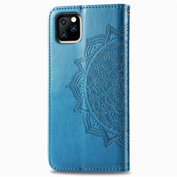 Mandala Bookcase iPhone 11 - Turquoise | Smartphonehoesjes.nl