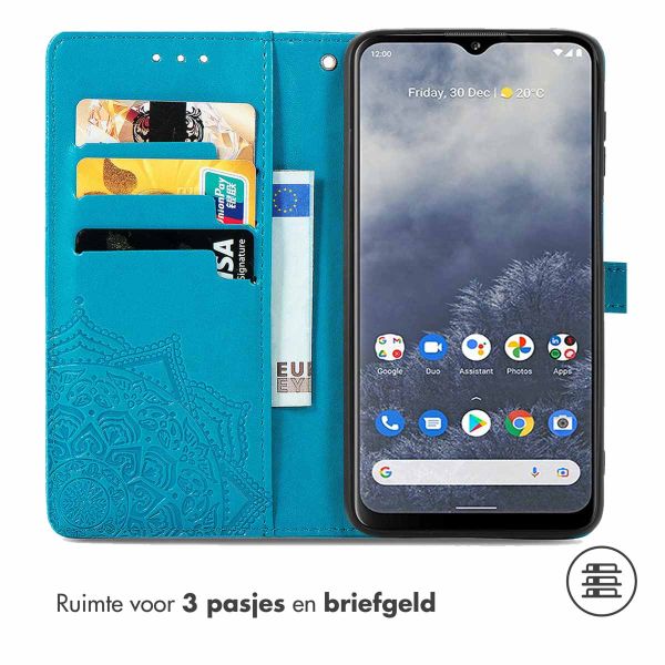 iMoshion Mandala Bookcase voor de Nokia G60 - Turquoise ...