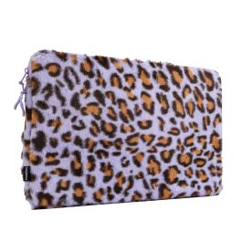 imoshion Fluffy Laptop hoes 15-16 inch - Laptopsleeve - Leopard Lilac ...
