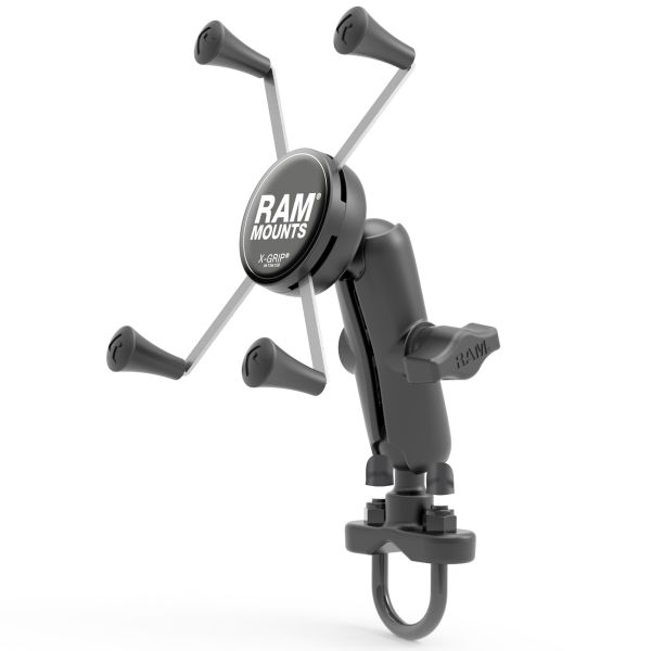 RAM Mounts X-Grip® U-Bolt telefoonhouder fiets/motor/scooter - Universeel - Groot - Zwart ...