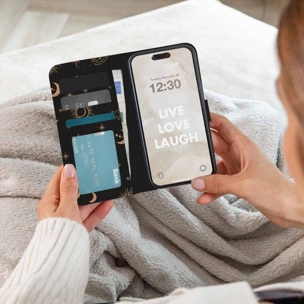 iMoshion Design Bookcase voor de Google Pixel 6a - Sky Black ...