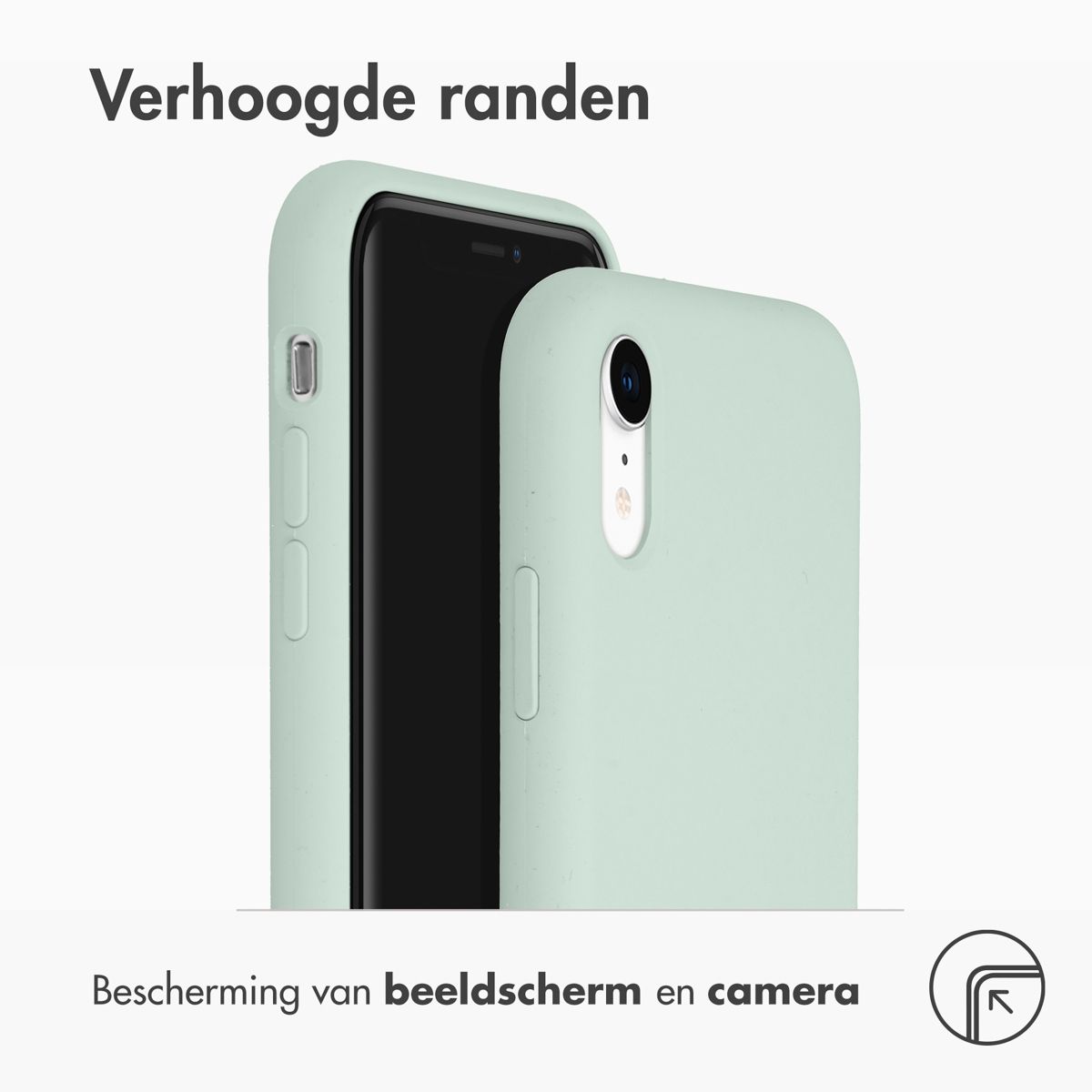 Accezz Liquid Silicone Backcover voor de iPhone Xr - Sky Blue ...